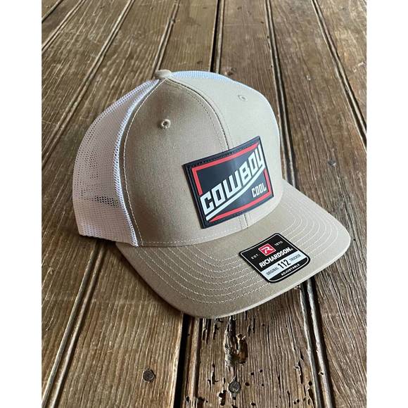 COWBOY COOL | Accessories | New Cowboy Cool Mens Slant Hat In Tanwhite ...